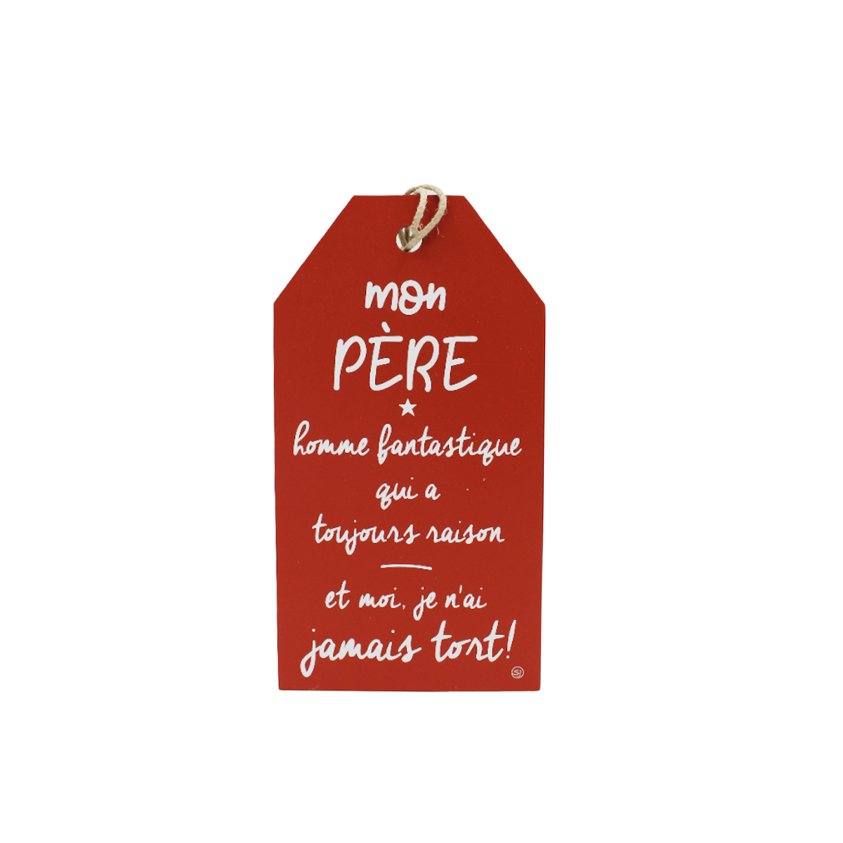 Plaque murale décorative – Mon père – Sophie Janière – Terres & Beauté